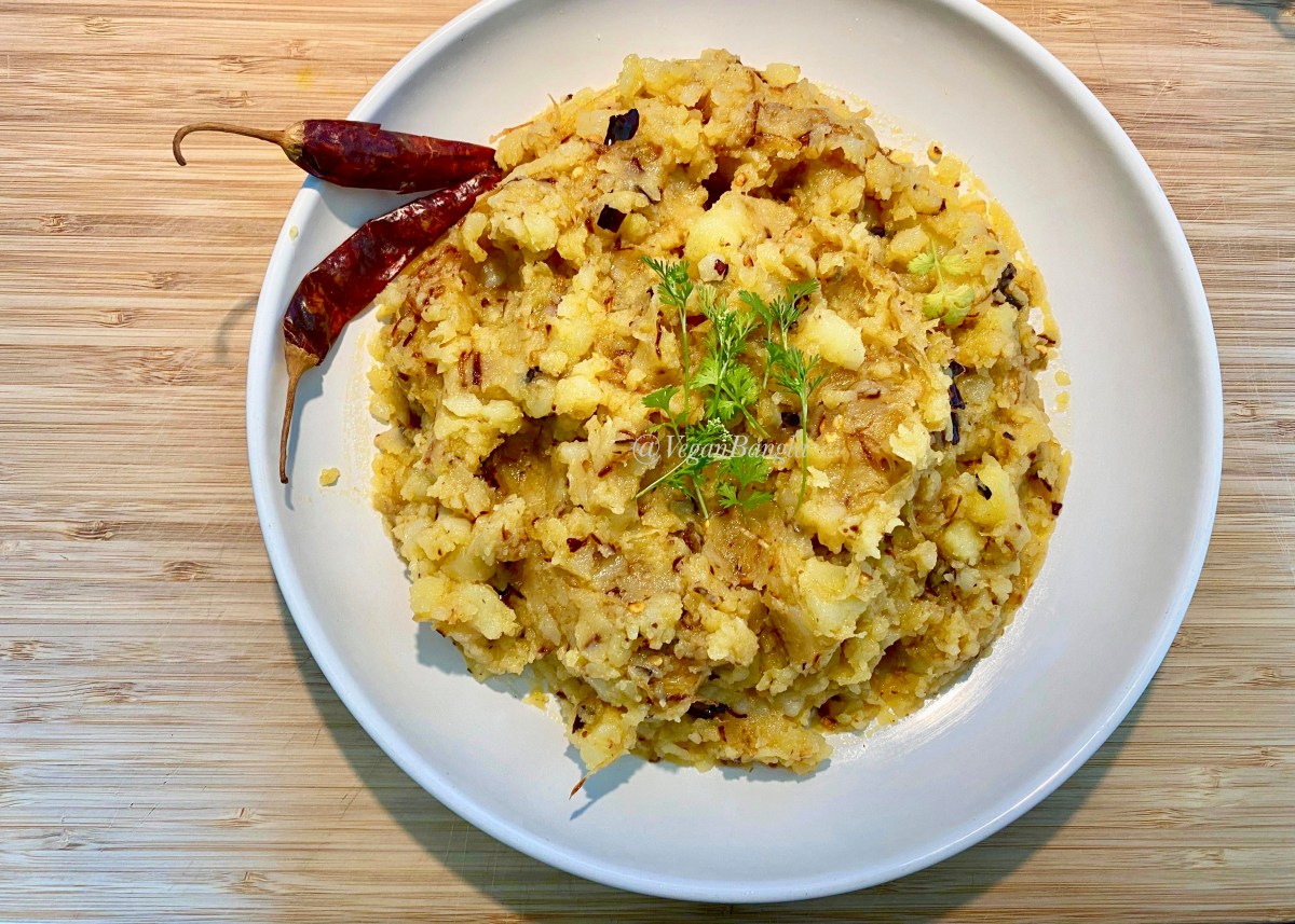 Bengali Style Mashed Potato – Alu Bhorrta (আলু ভর্তা) – Vegan Bangla