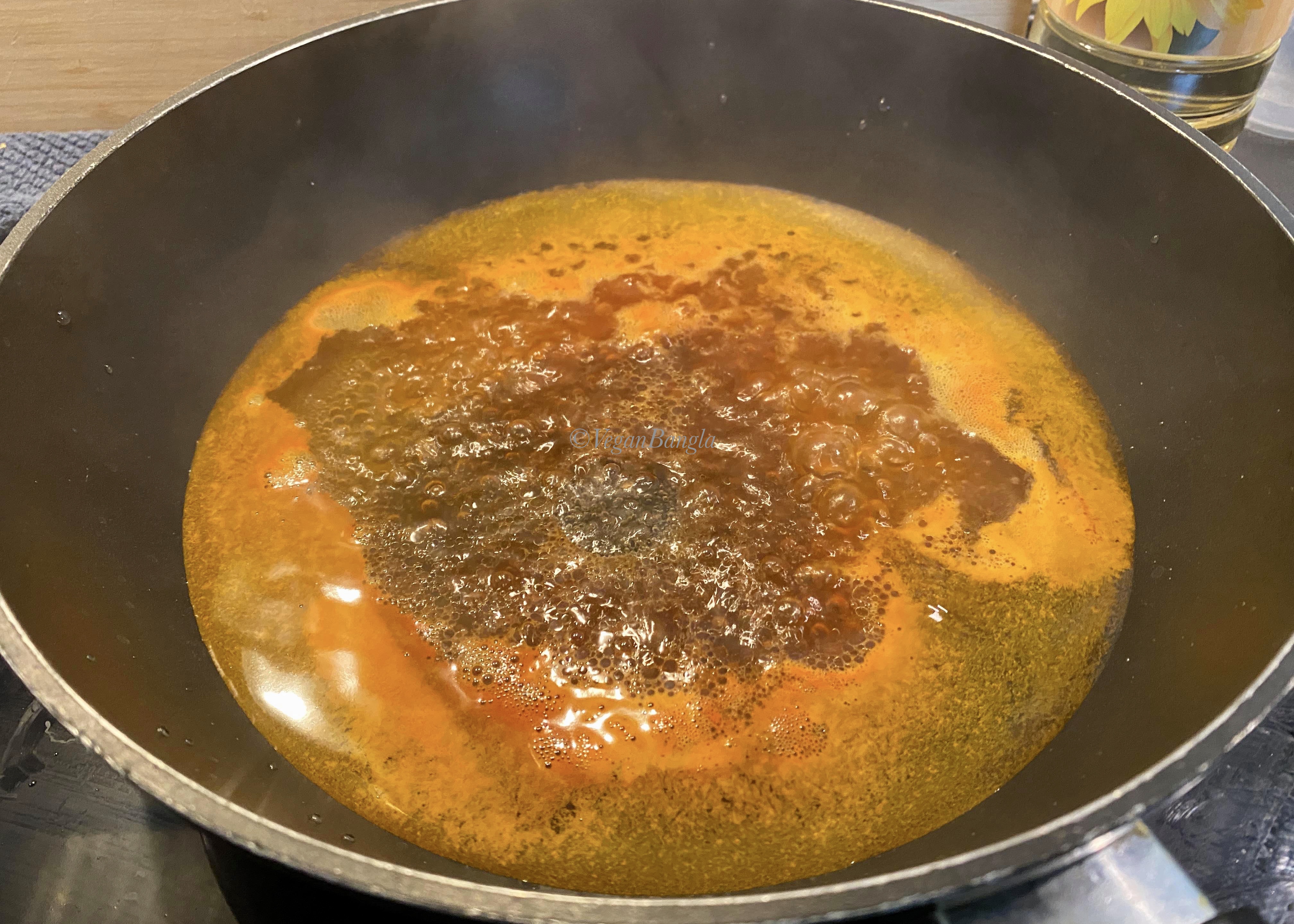 Bottle Gourd Leaf Stir Fry – Lau Shak (লাউ শাক) – Vegan Bangla