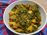 Hyacinth Bean Stir Fry – Sheem Alu Bhaji (শিম আলু ভাজি) – Vegan Bangla