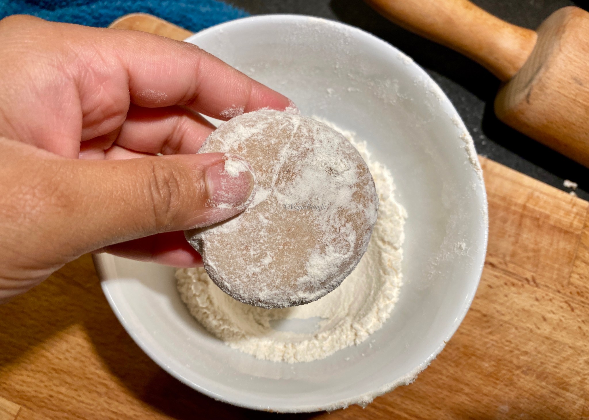 Flat bread – Ruti (রুটি) – Vegan Bangla