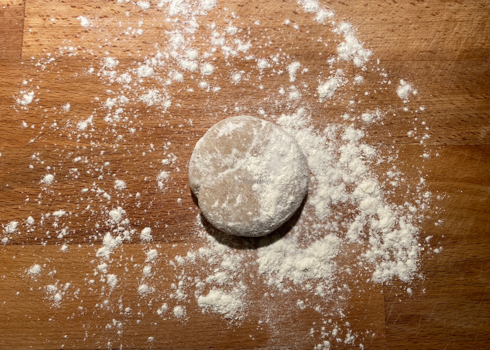 Flat bread – Ruti (রুটি) – Vegan Bangla